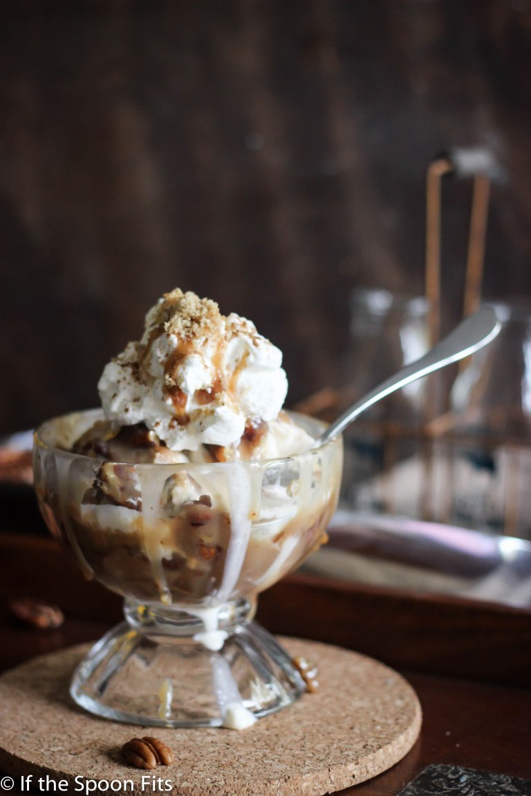 Salted Pecan Praline Sundae Sauce – if the spoon fits