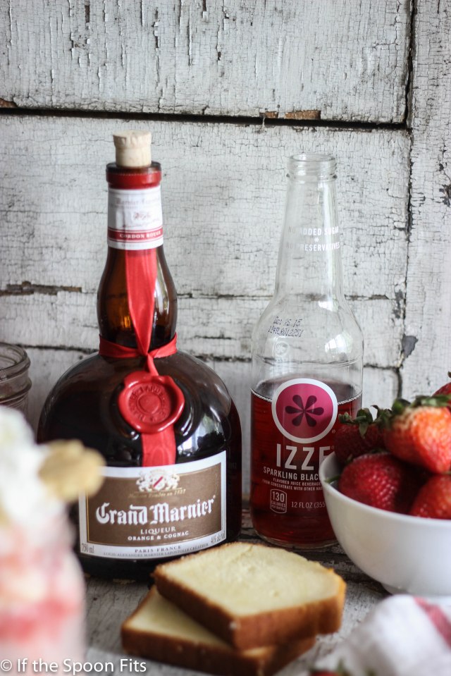 Boozy Strawberry Shortcake Ice Cream Float – if the spoon fits