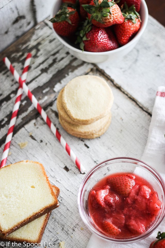Boozy Strawberry Shortcake Ice Cream Float – if the spoon fits